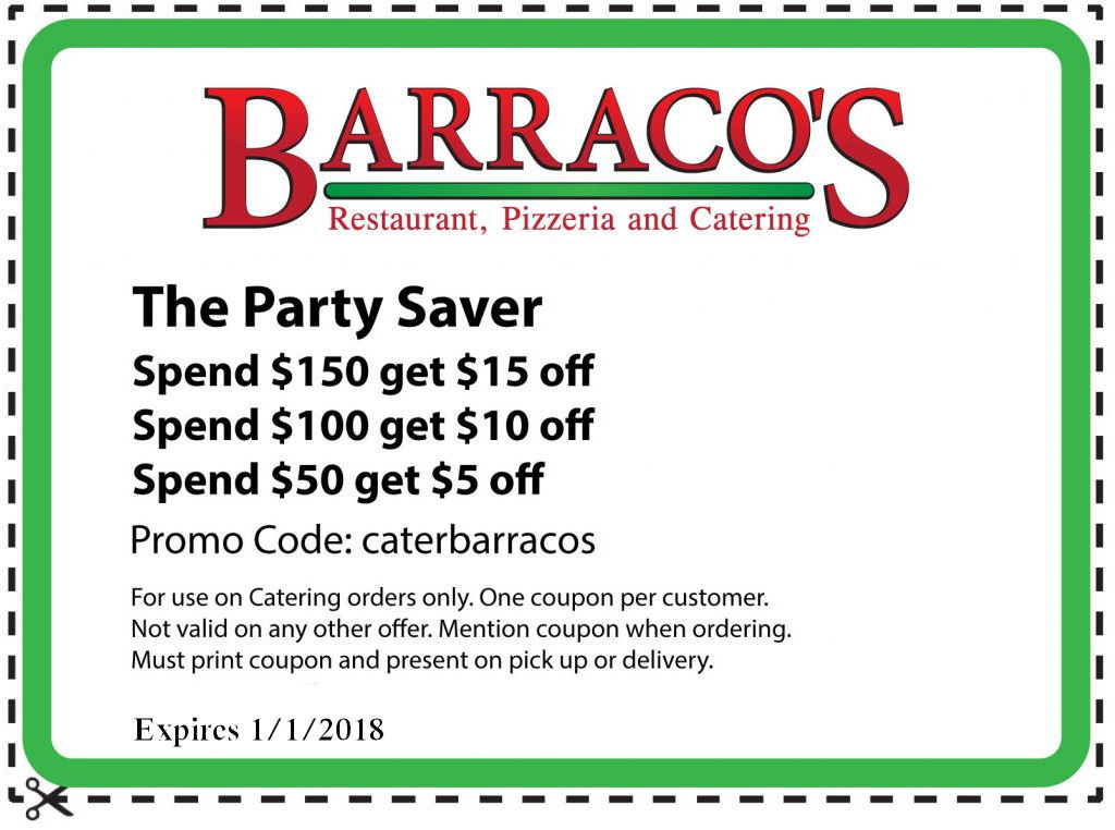 Barraco's | Restaurant, Pizzeria, & Catering